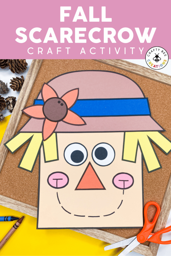 Fall Scarecrow Craft to Decorate Your Bulletin Board