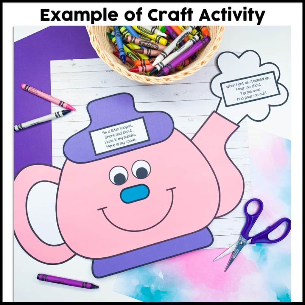 I'm a Little Teapot Craft Activity - Crafty Bee Creations