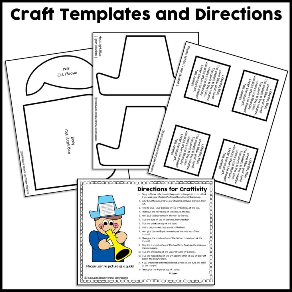 Little Boy Blue Activity - Crafty Bee Creations