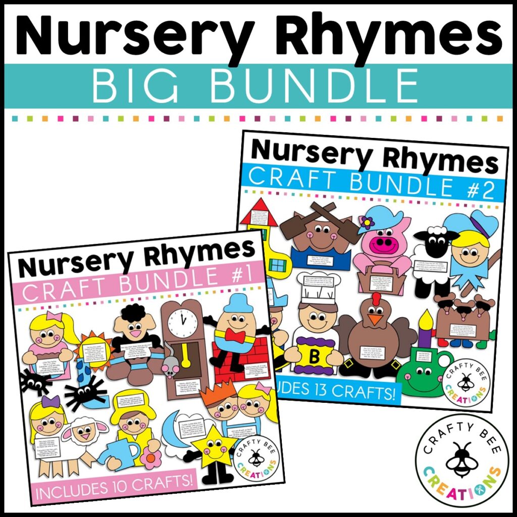 Nursery Rhyme Crafts BIG Bundle - Crafty Bee Creations