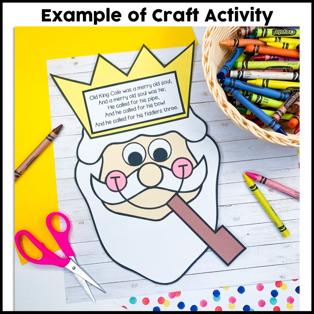 Old King Cole Activity - Crafty Bee Creations