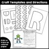 Uppercase Letter R is for Robot Craft Activity - Crafty Bee Creations