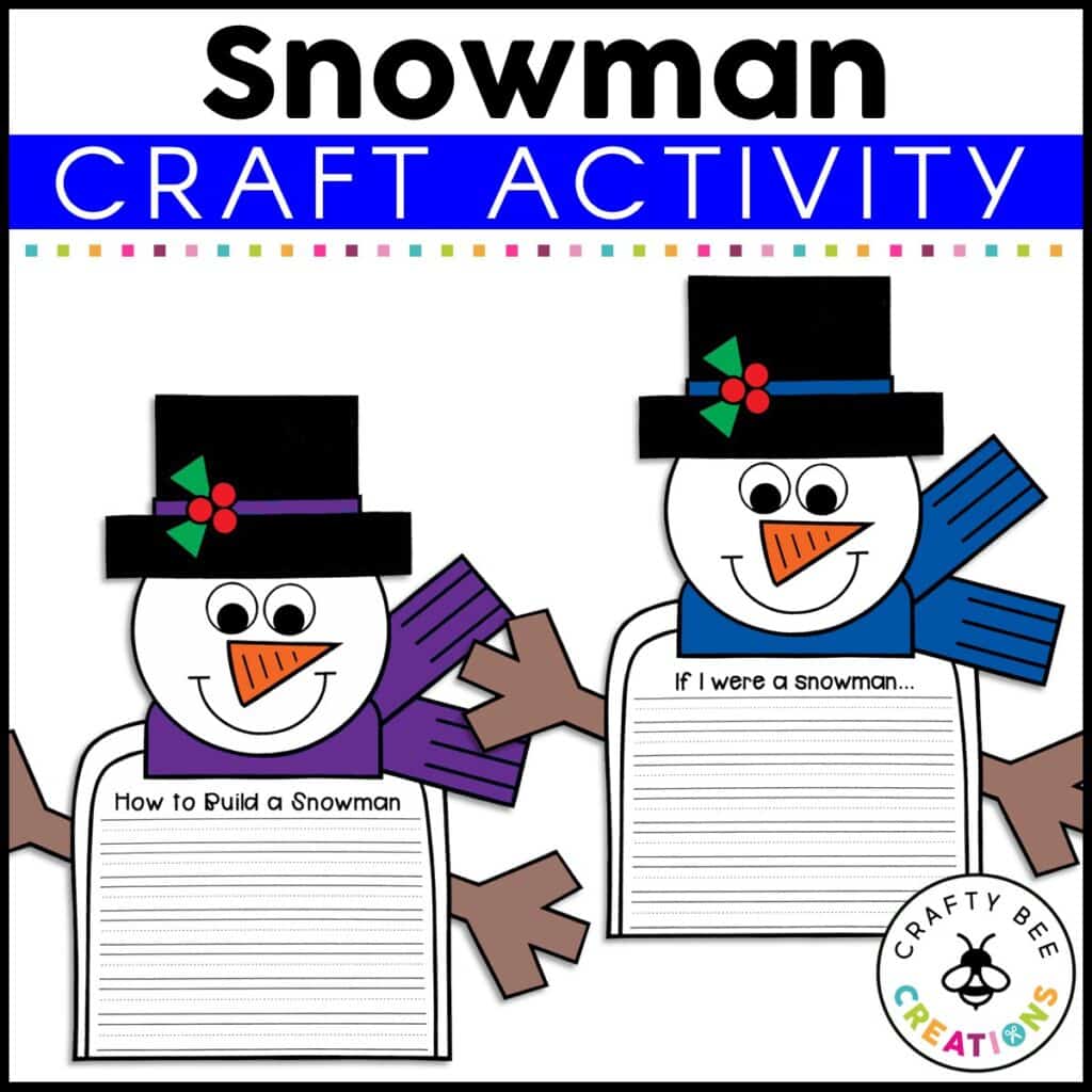 If I Were a Snowman Craft Activity - Crafty Bee Creations