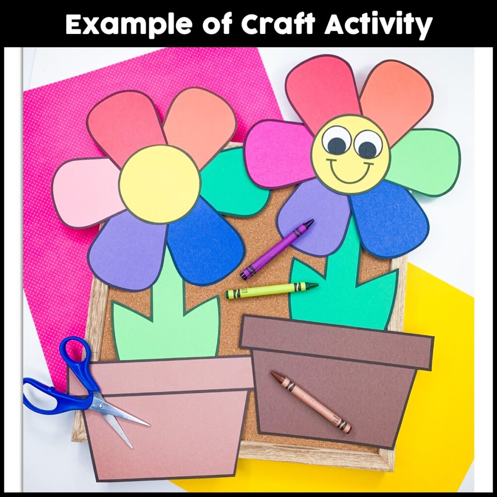 Rainbow Flower Craft Activity - Crafty Bee Creations