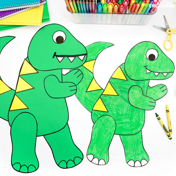 Extremely Fun and Easy Tyrannosaurus Rex Craft for Dinosaur