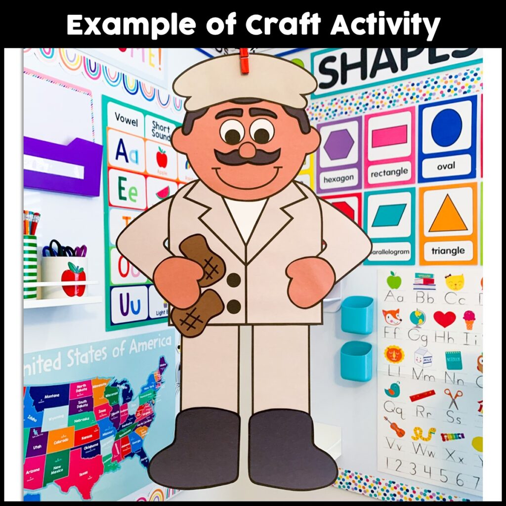 George Washington Carver Craft Activity - Crafty Bee Creations