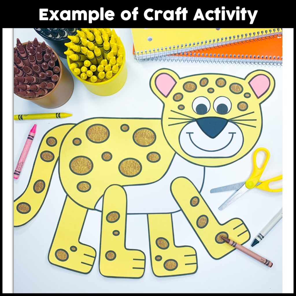 Leopard Craft Activity - Crafty Bee Creations