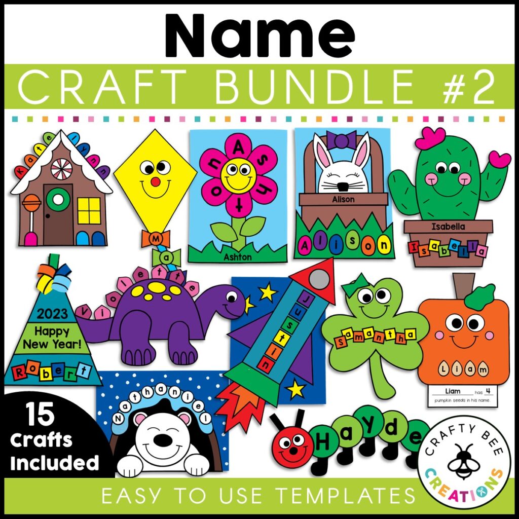 Name Crafts Bundle #2 - Crafty Bee Creations