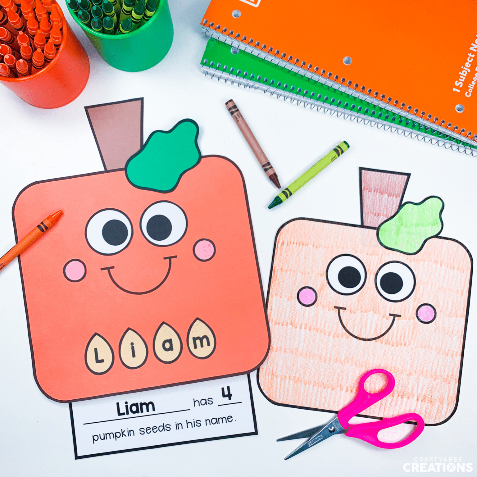 A Pumpkin Name Craft with 10 Amazing Book Recommendations - Crafty Bee ...