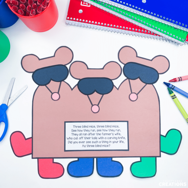 Nursery Rhyme Craft Bundle Complete with 12 Activities - Crafty Bee ...
