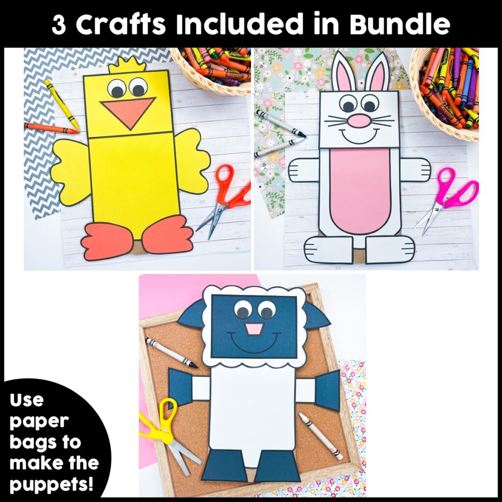 Easter Puppets Craft Bundle - Crafty Bee Creations