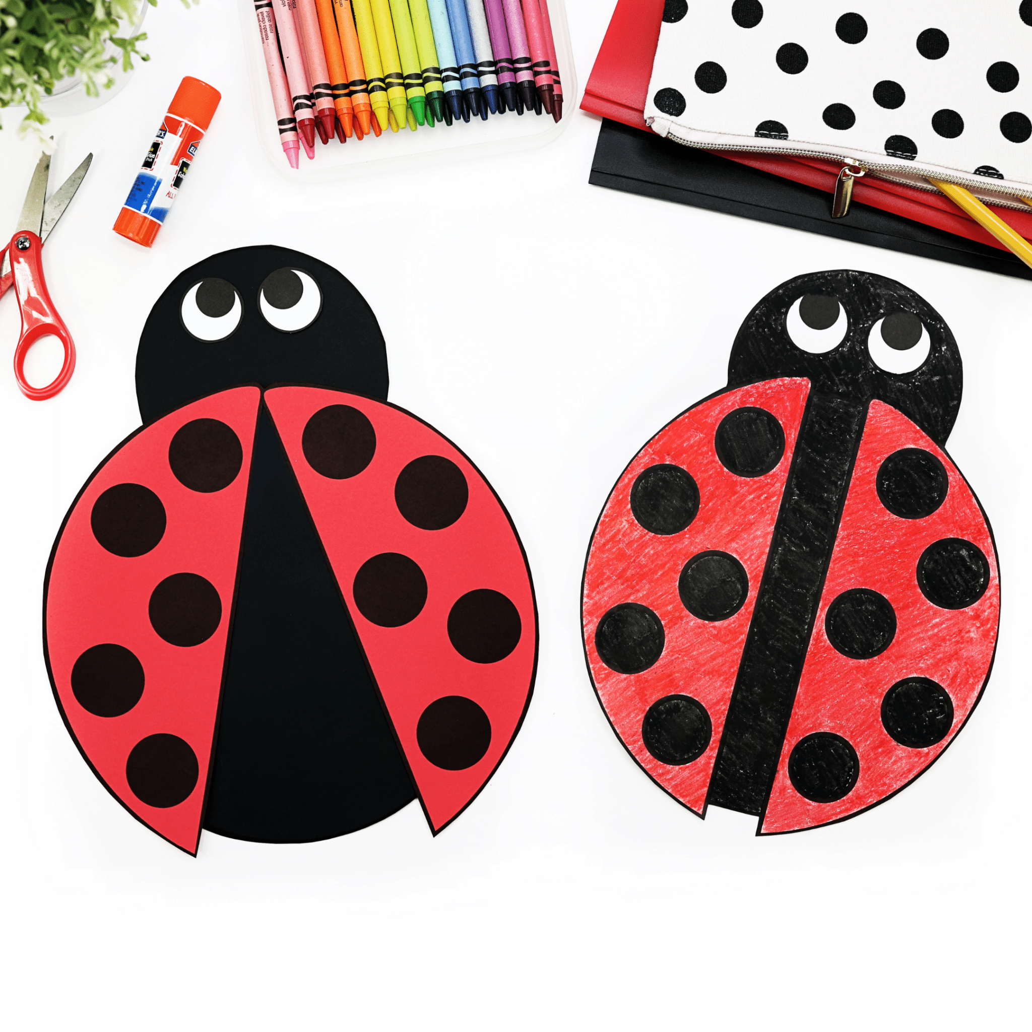 An Adorable Ladybug Craft for Little Learners - Crafty Bee Creations