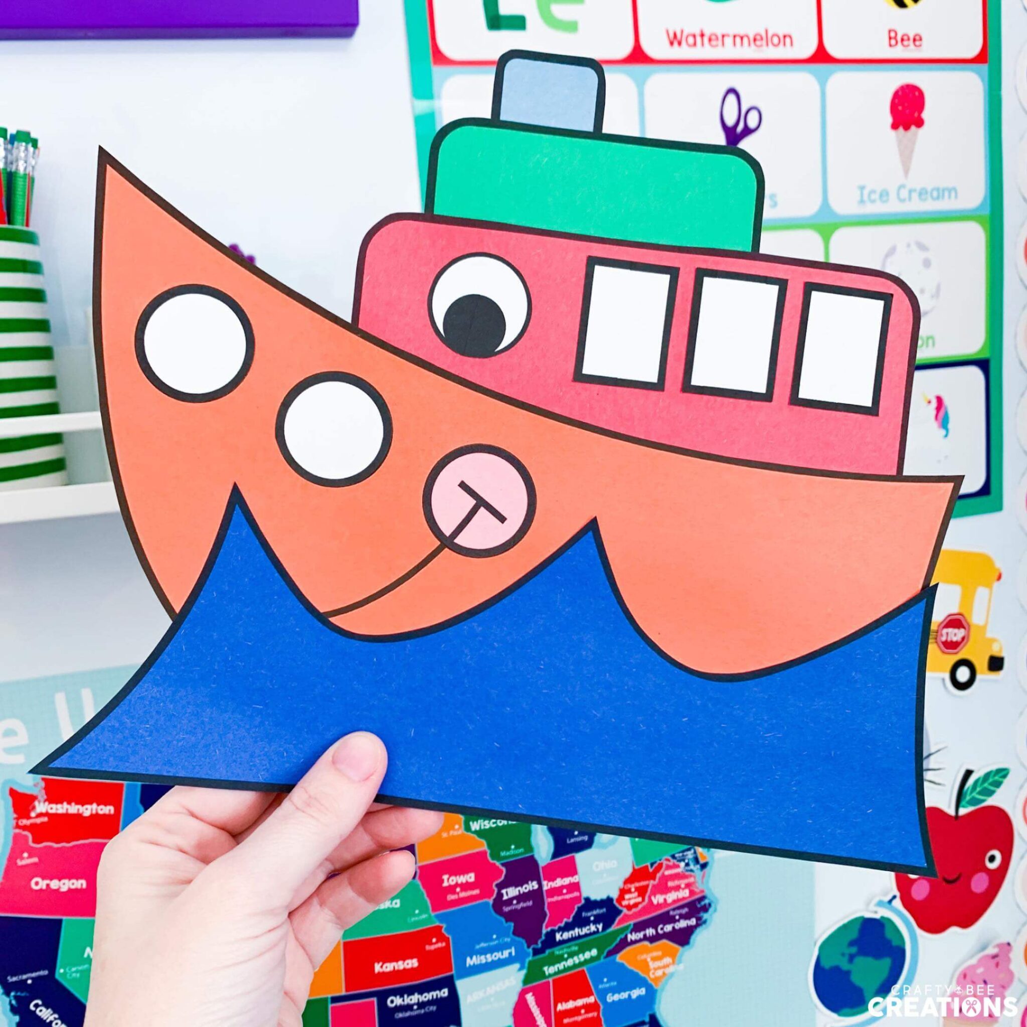Transportation Crafts Your Kiddos Will Love Making! - Crafty Bee Creations