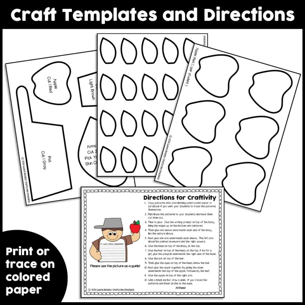 Johnny Appleseed Craft Activity - Crafty Bee Creations