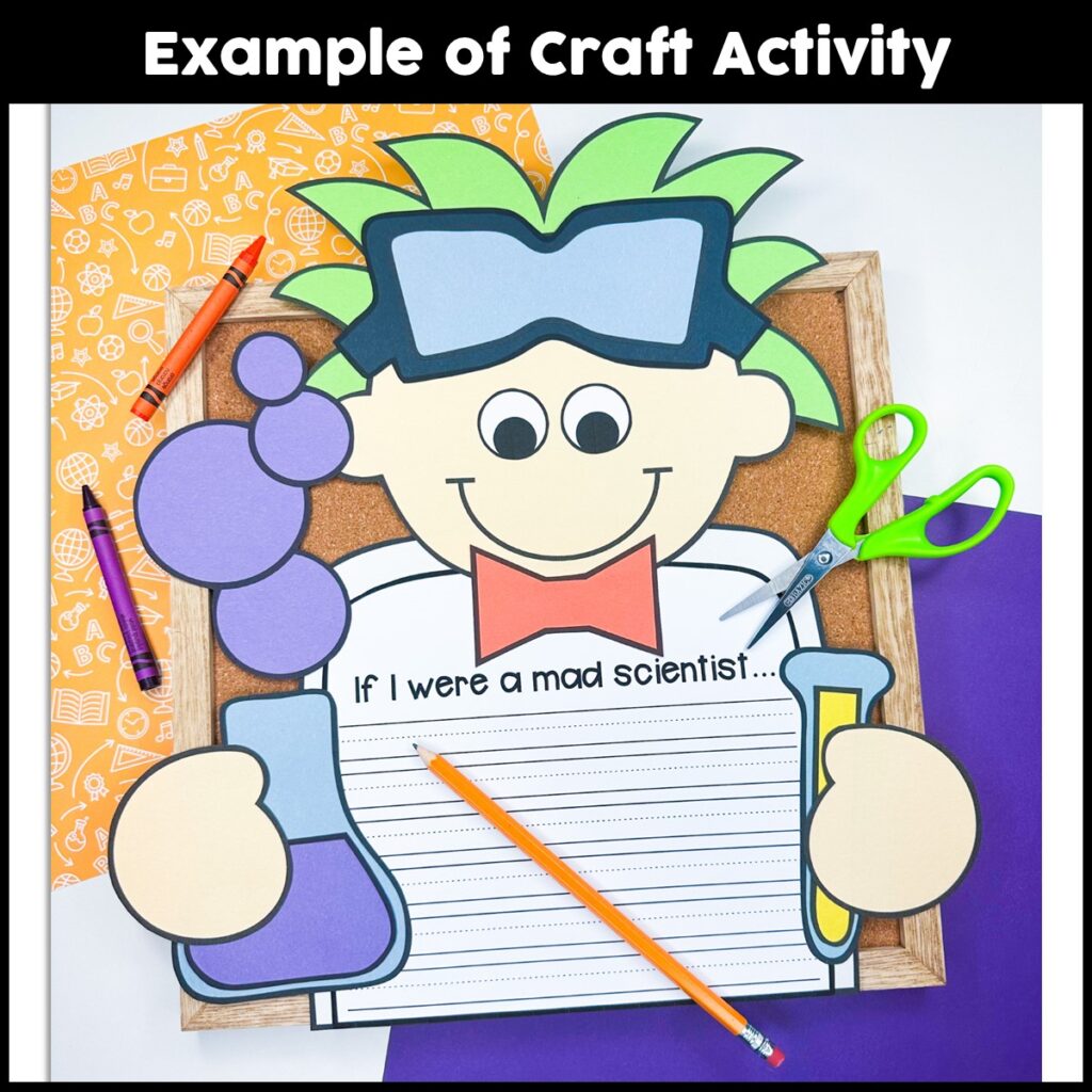 Mad Scientist Craft Activity - Crafty Bee Creations