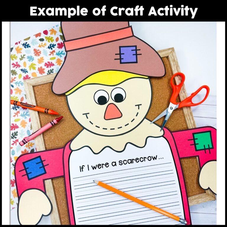 Scarecrow Craft Activity - Crafty Bee Creations