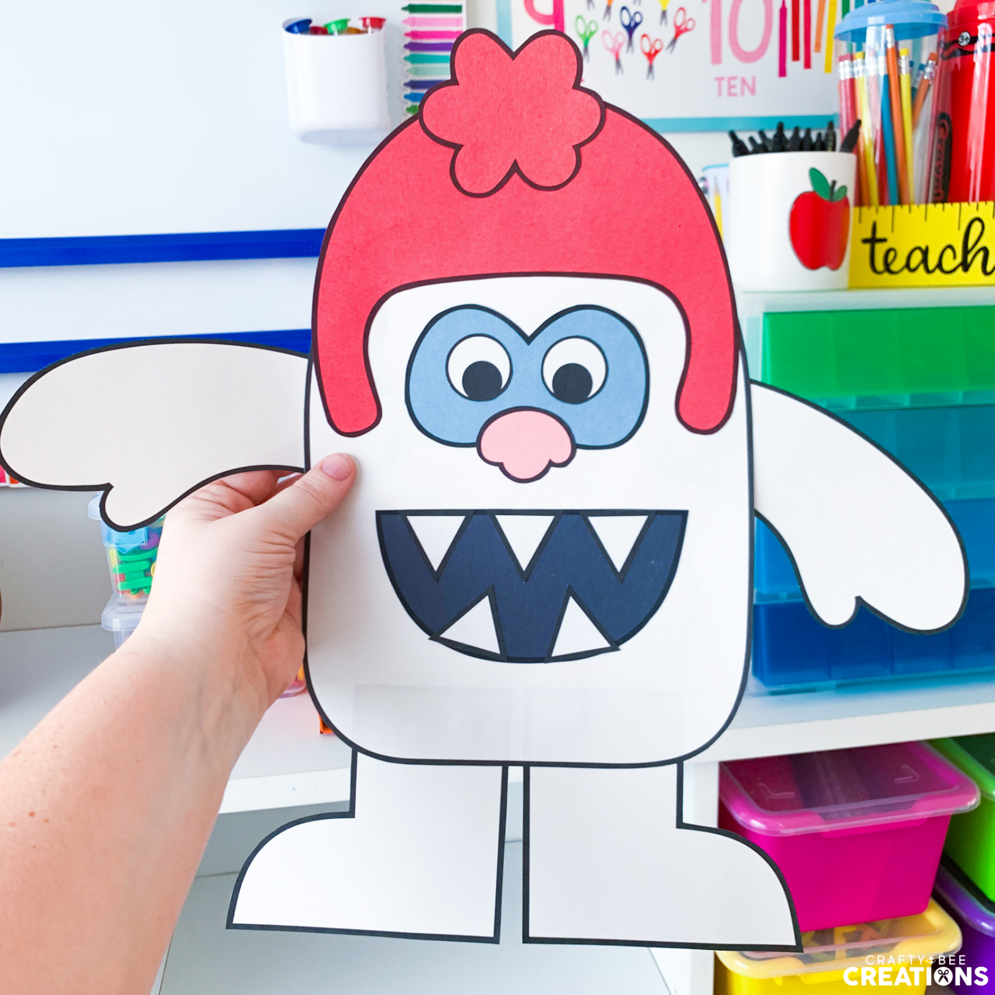 How to Use a Simple Yeti Craft and Read Aloud with Students this Winter ...