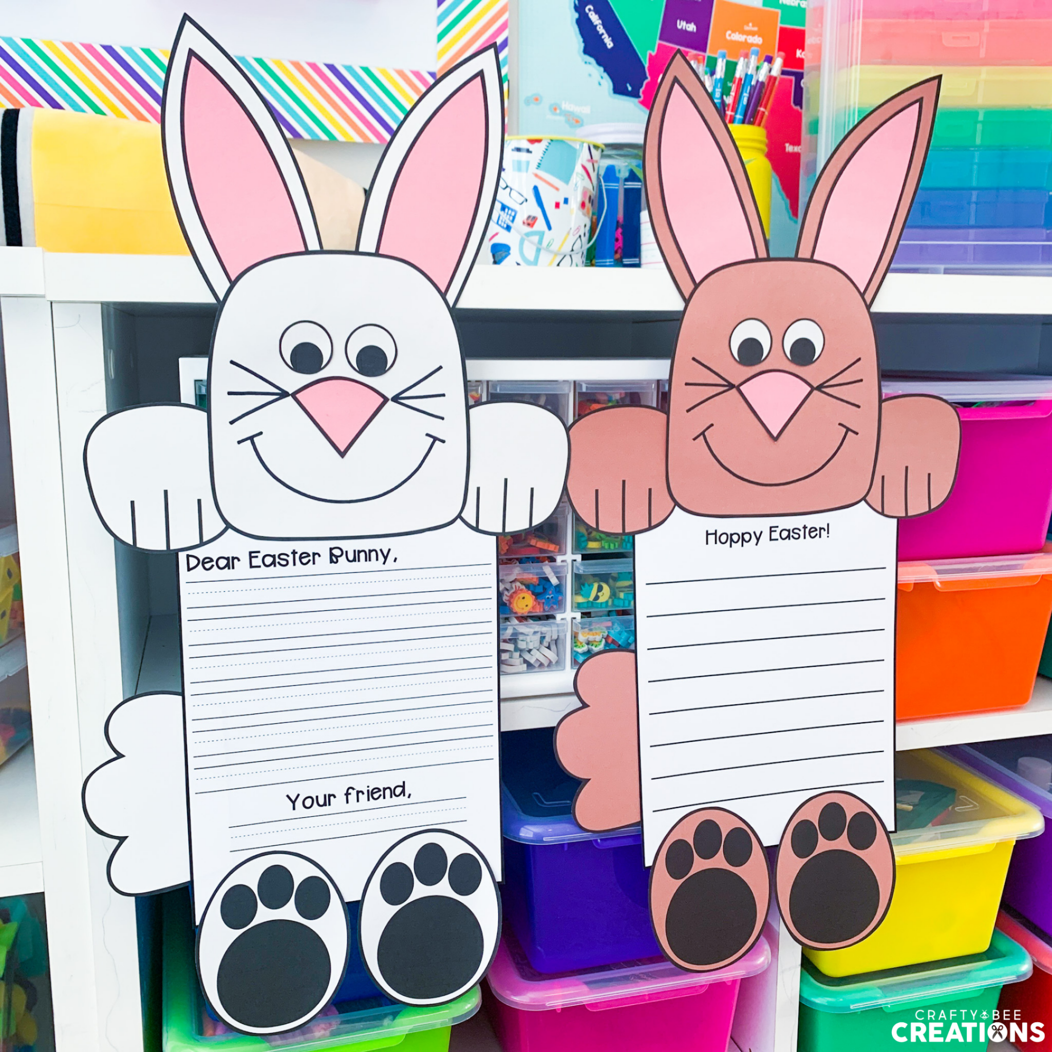 15 Fun and Easy Easter Crafts for the Classroom - Crafty Bee Creations