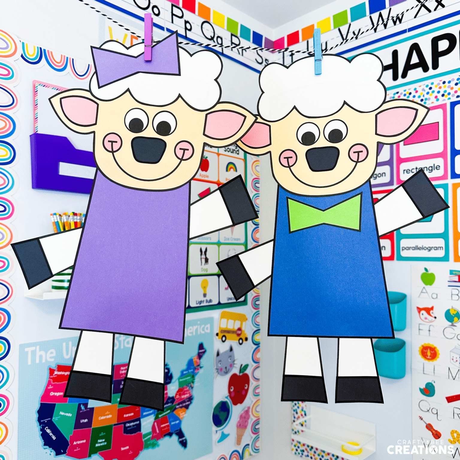 15 Fun and Easy Easter Crafts for the Classroom - Crafty Bee Creations
