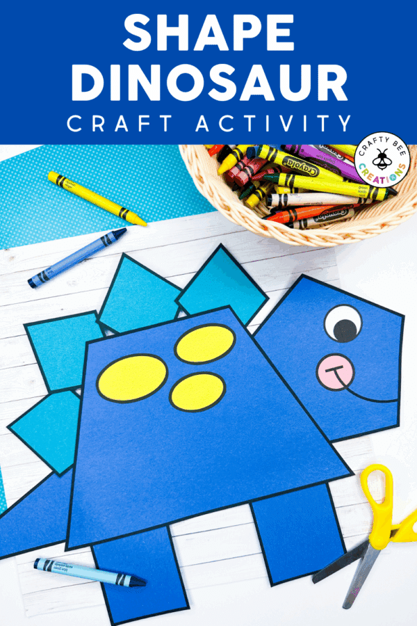 Engaging Young Minds with a Dinosaur Shape Craft They’ll Love - Crafty ...