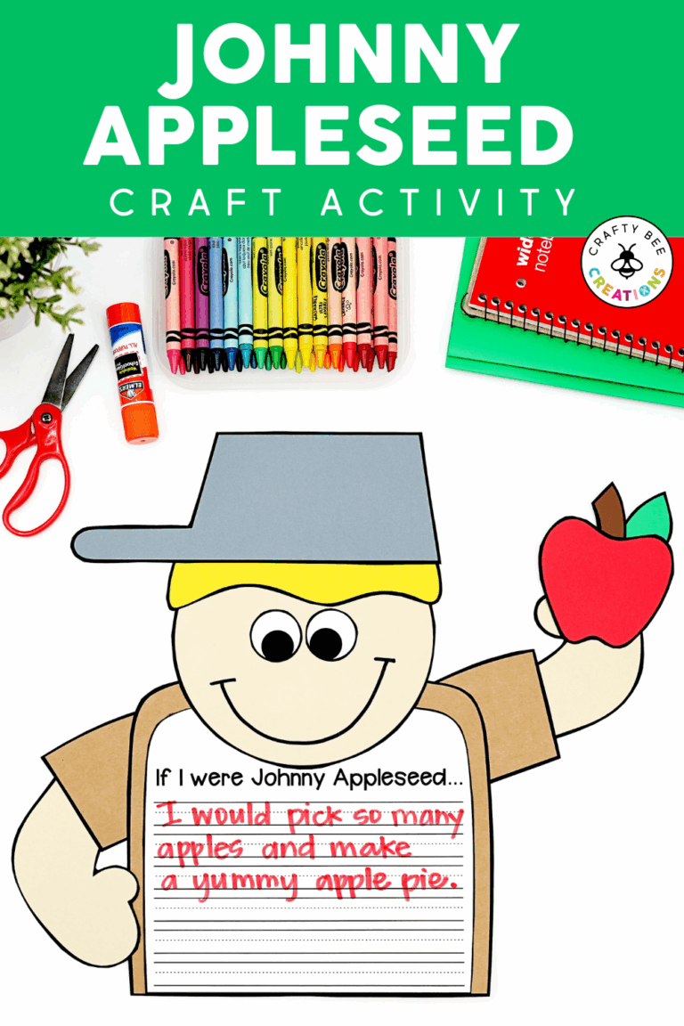 Johnny Appleseed Craft & Writing - Crafty Bee Creations