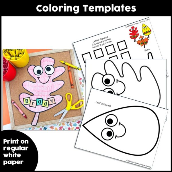 Leaf Name Craft Activity - Crafty Bee Creations