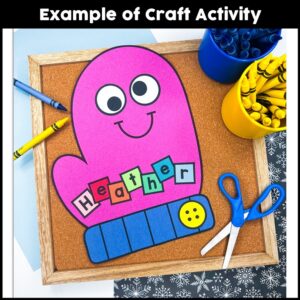 Mitten Name Craft Activity - Crafty Bee Creations