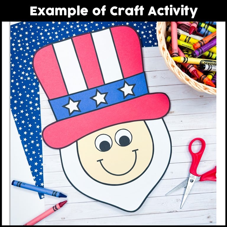 Uncle Sam Craft Activity - Crafty Bee Creations