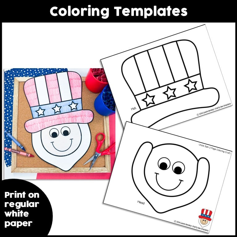 Uncle Sam Craft Activity - Crafty Bee Creations